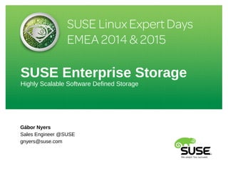 SUSE Enterprise Storage - a Gentle Introduction | PPT