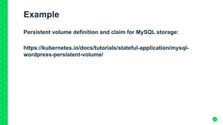 Containerizing stateful apps with Kubernetes and SUSE CaaS Platform | PDF