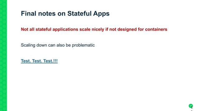 Containerizing stateful apps with Kubernetes and SUSE CaaS Platform | PDF