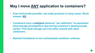 Containerizing stateful apps with Kubernetes and SUSE CaaS Platform | PDF