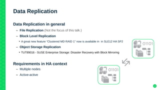 High Availability Storage (susecon2016) | PDF