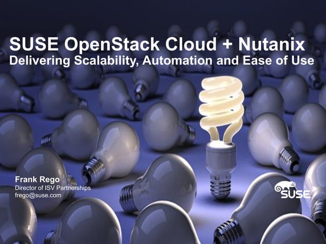 SUSE OpenStack Cloud + Nutanix | PPT
