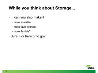SUSE: Software Defined Storage | PPT