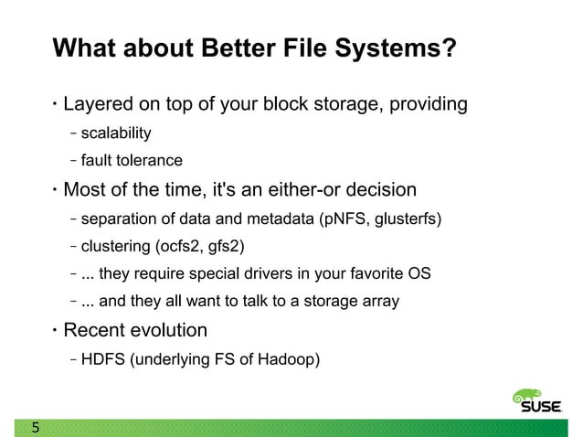 SUSE: Software Defined Storage | PDF