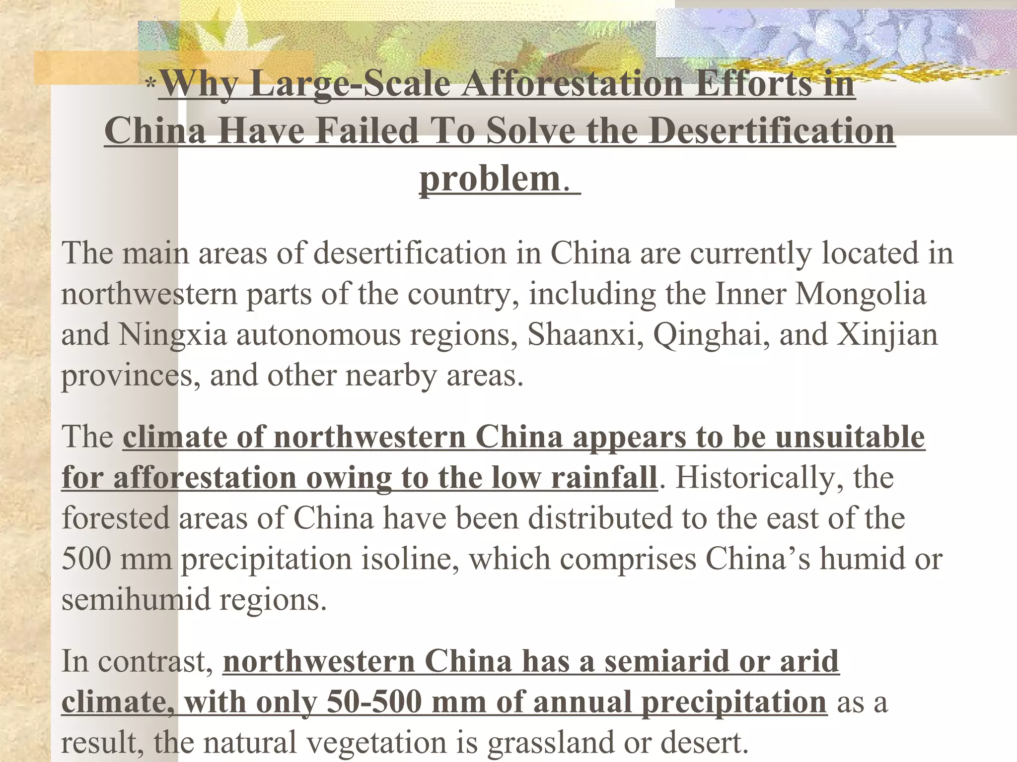 DESERTIFICATION | PPT
