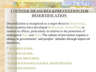 DESERTIFICATION | PPT