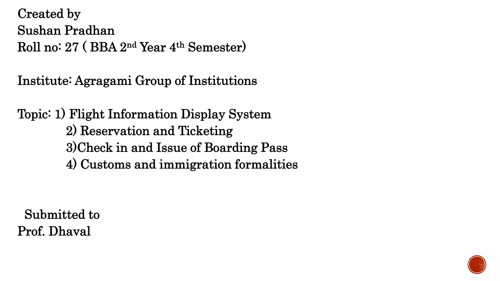 Principles of airline and airport management | PPTX