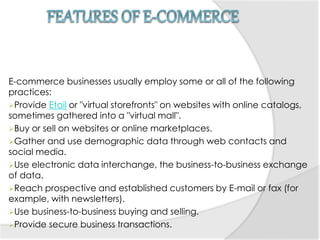 e commerce ppt | PPTX