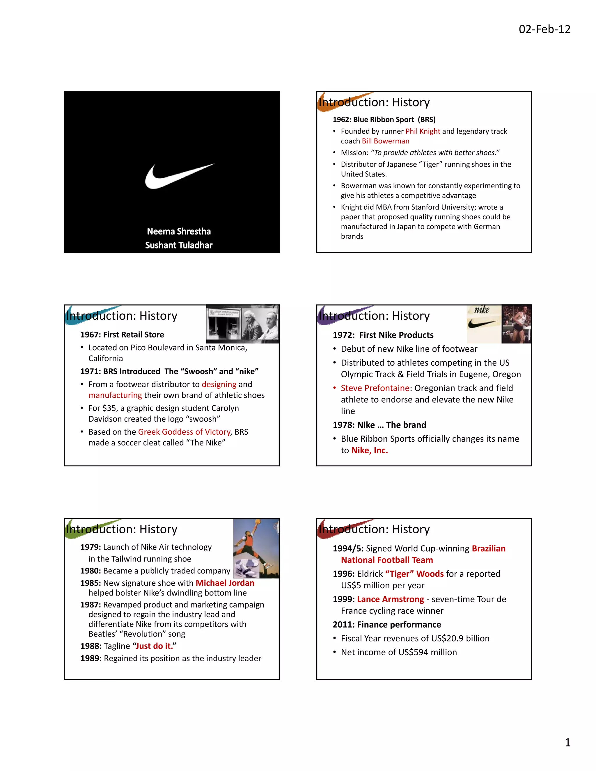 NIKE brand management | PDF