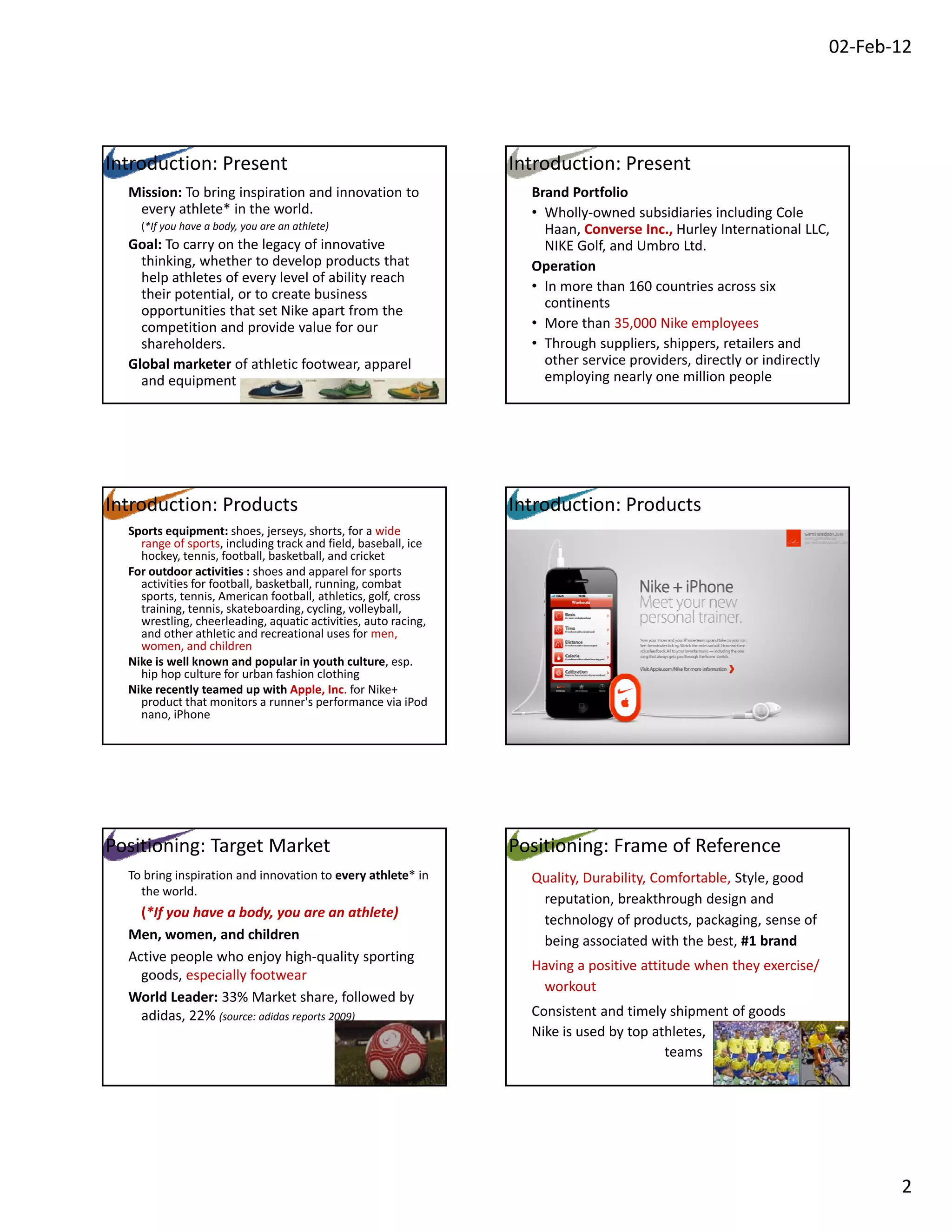 NIKE brand management | PDF