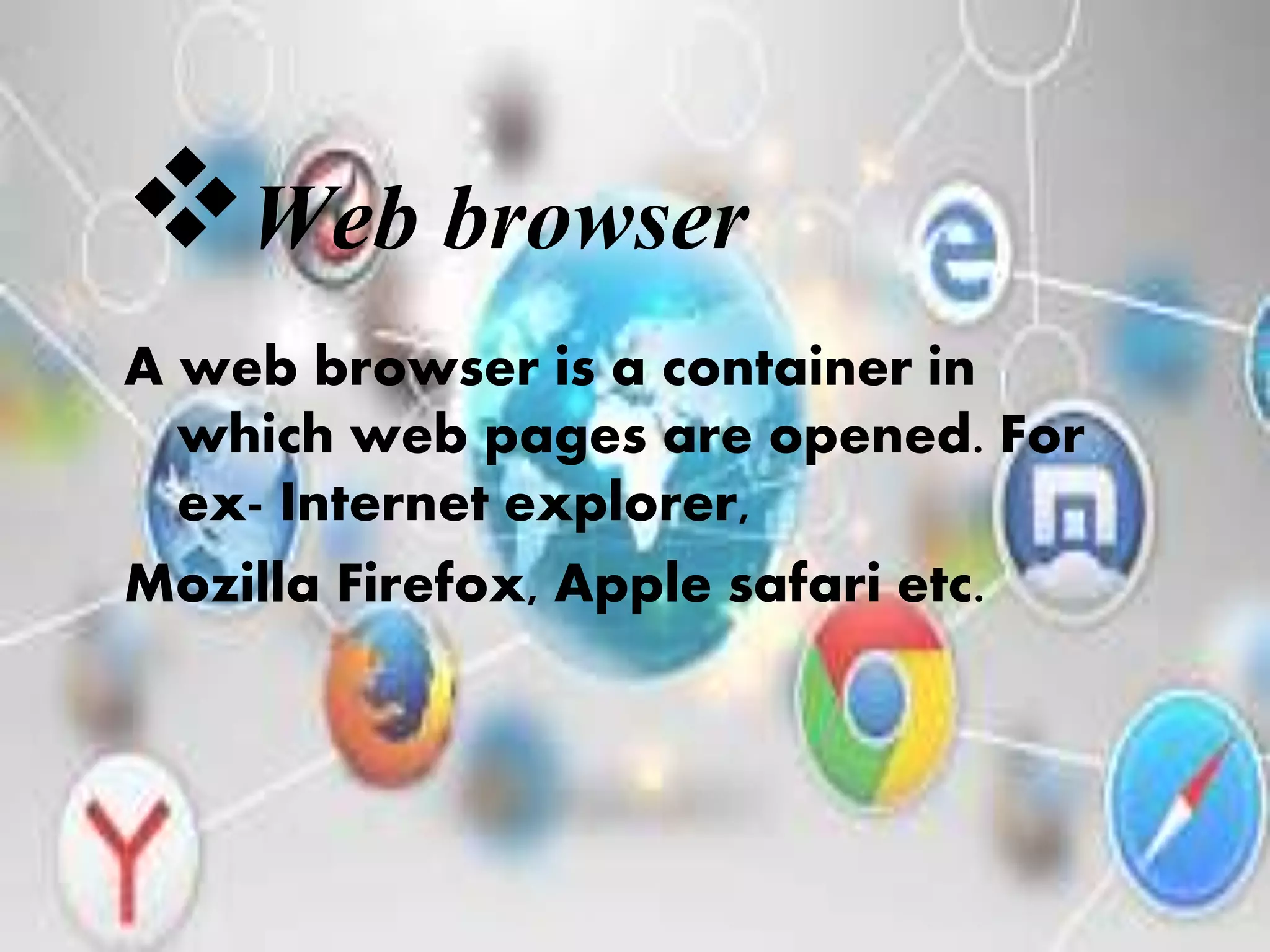 INTERNET AND ITS APPLICATION RESOURCES | PPTX