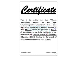 sushant pdf is physics project it is awesome | PPT