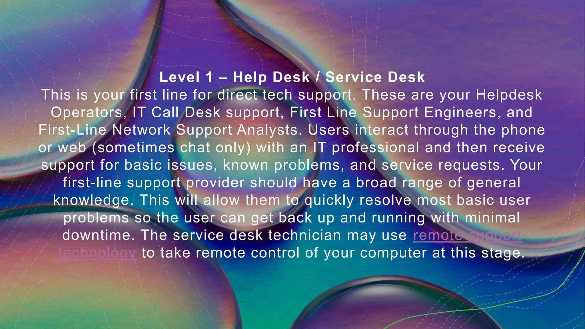 PRESENTATION on it support technology.pptx