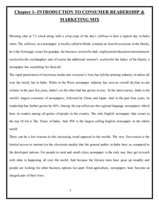 Marketing mix of The times of India | DOCX