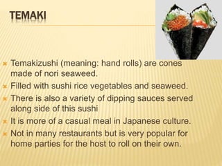 Sushi group japneses | PPTX