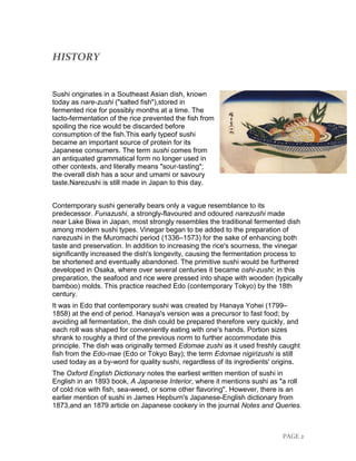 Sushi | PDF