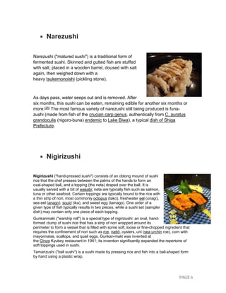 Sushi | PDF
