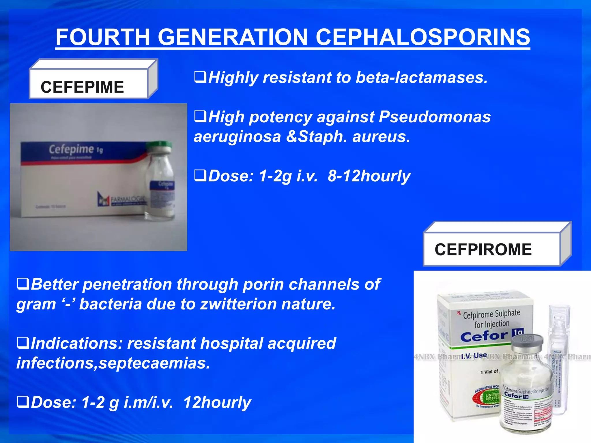 CEPHALOSPORINS | PPTX