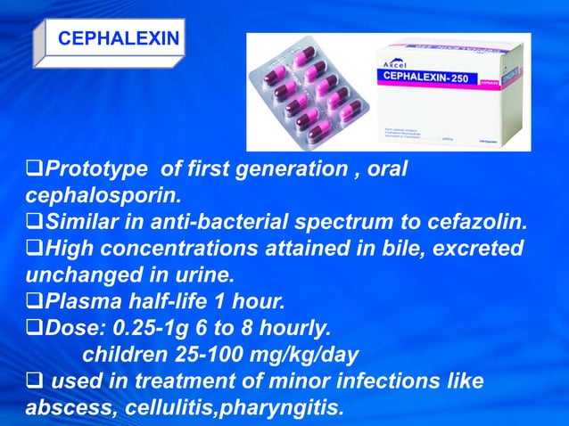 CEPHALOSPORINS | PPTX | Infectious Diseases | Diseases and Conditions