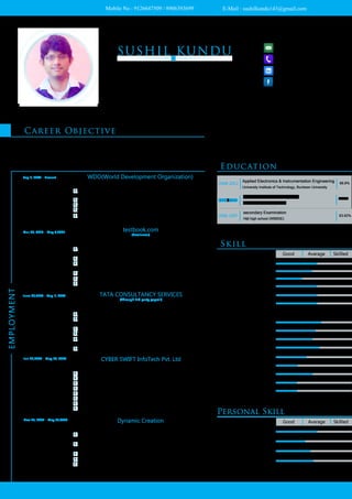 Sushil cv | PDF | Technology & Computing