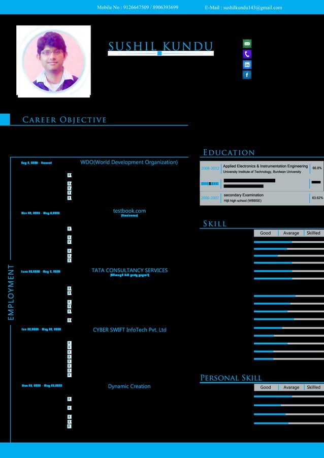 Sushil cv | PDF | Technology & Computing