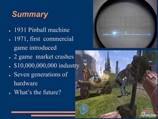 evolution of video games.................. | PPT