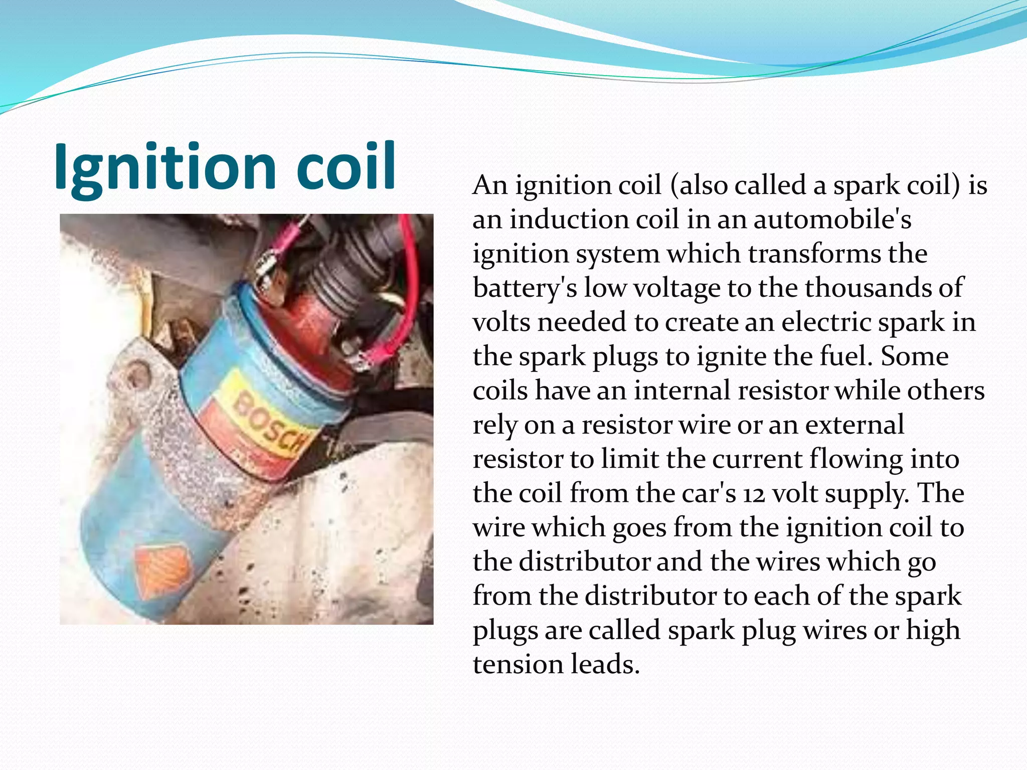 BATTERY OPERATED IGNITION SYSTEM | PPTX