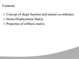 Expressions for shape functions of linear element | PPT