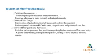 Patient-Centric Clinical Trials: Empowering Participants and Enhancing ...