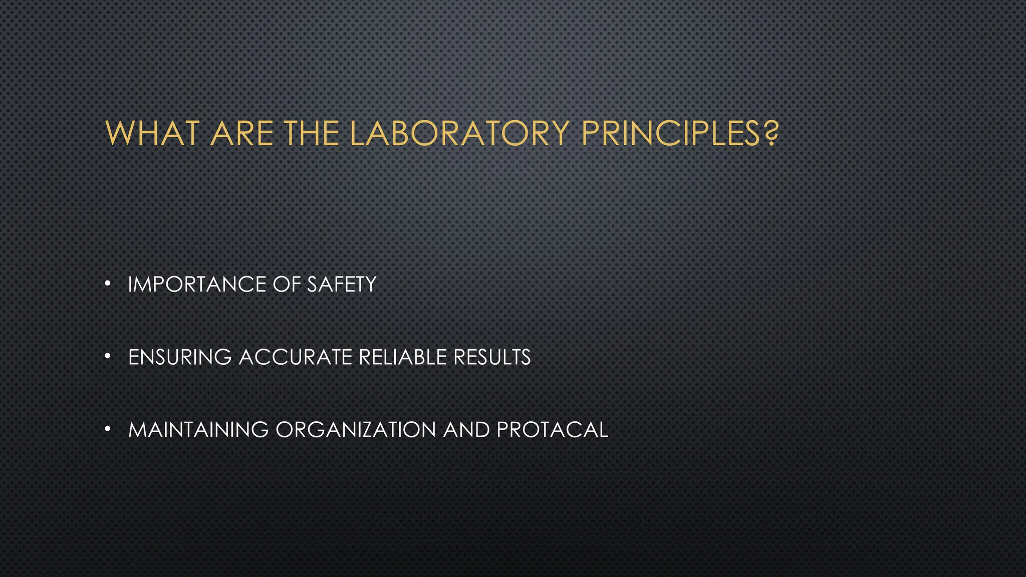 Clinical laboratory Technology - Basic laboratory principles | PPTX