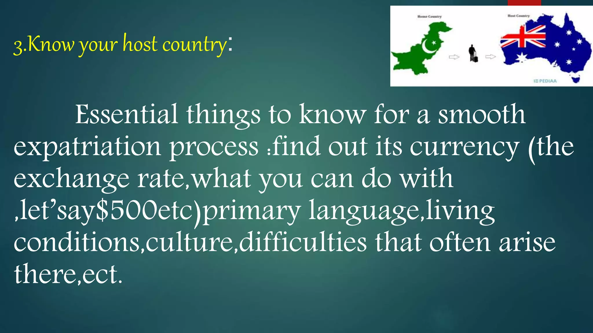 Expatriation, MCN, HCN, and TCN and Explain the process of expatriation ...