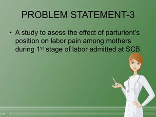 Problem statement for research | PPTX