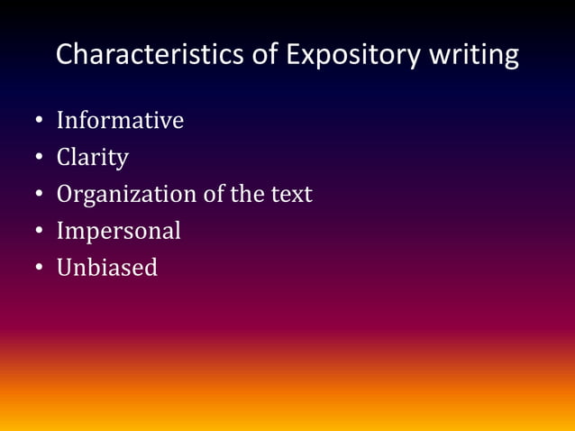 STEPS IN EXPOSITORY WRITING | PPT