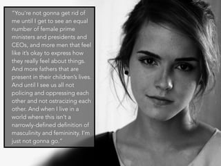 Susie Almaneih: Emma Watson on Feminism | PDF