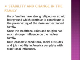 Cross Curtural Understanding : family values | PPTX
