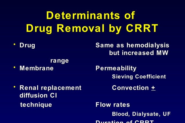 Continuous Renal Replacement Therapy | PPT
