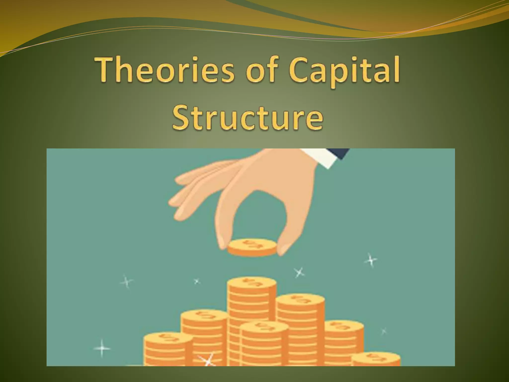 Theories of capital structure | PPT