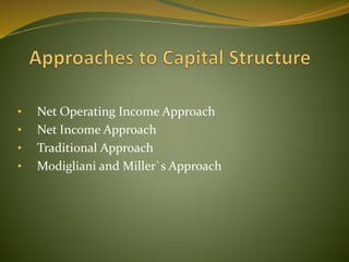 Theories of capital structure | PPT