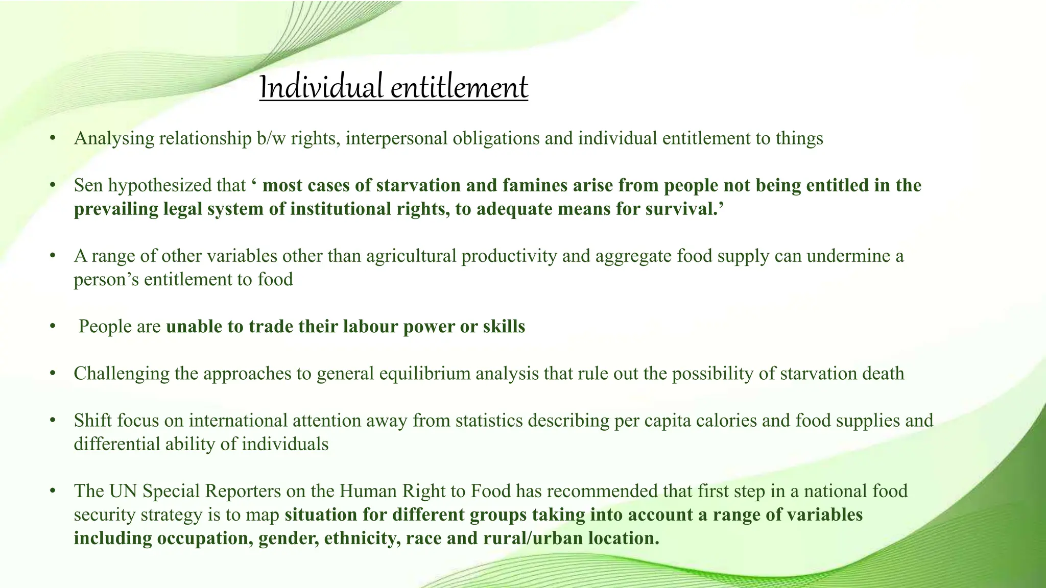 AMARTYA SEN'S WELFARE VIEWS - welfare economics | PPTX