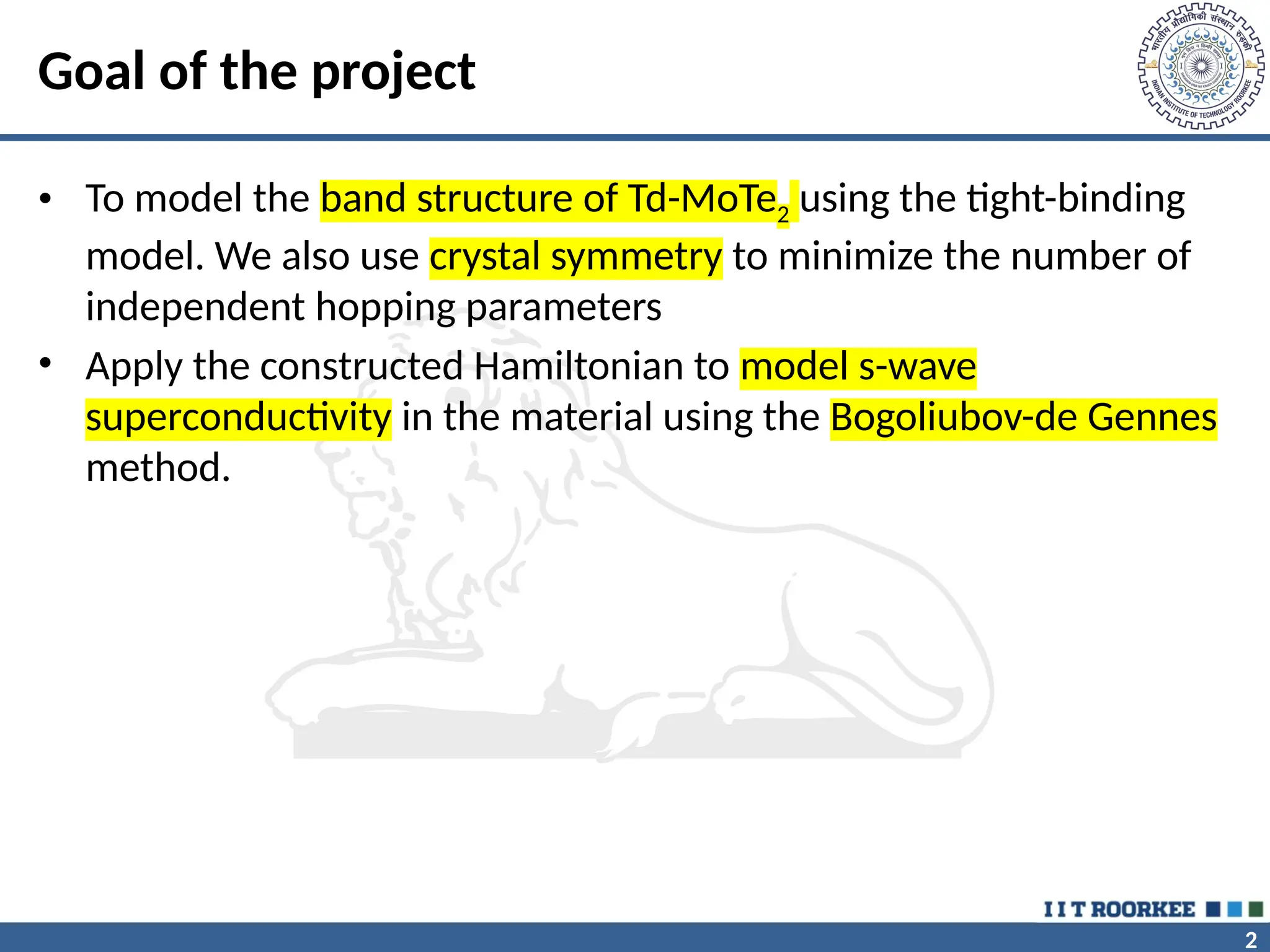 iit masters thesis powerpoint presentation | PPTX