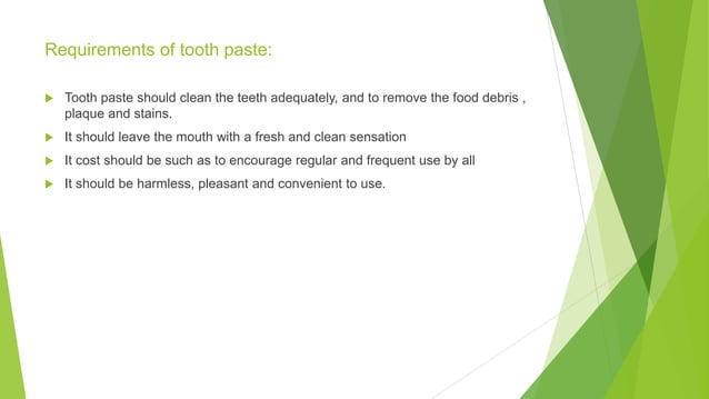 Tooth paste formulation | PPTX