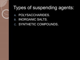 Suspending agents | PPTX