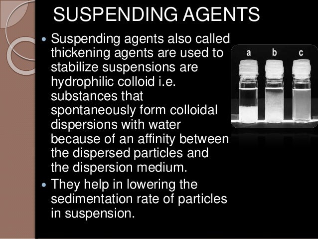 Suspending agents