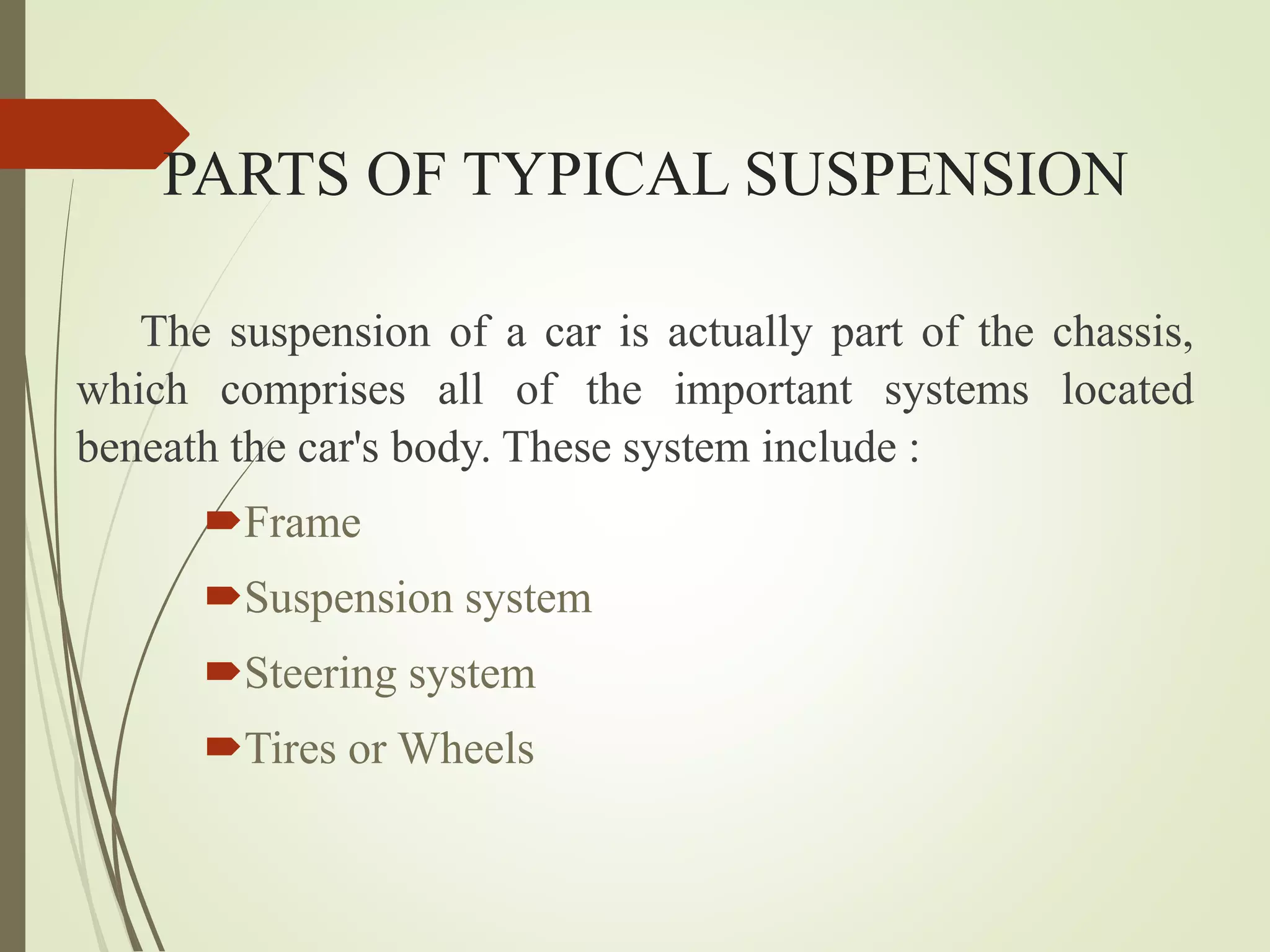Suspenion system | PPT