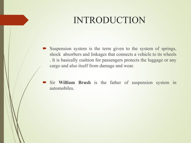 Suspenion system | PPT