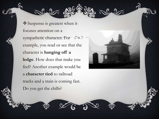 Suspense, thriller, and horror | PPTX | Horror | Genres