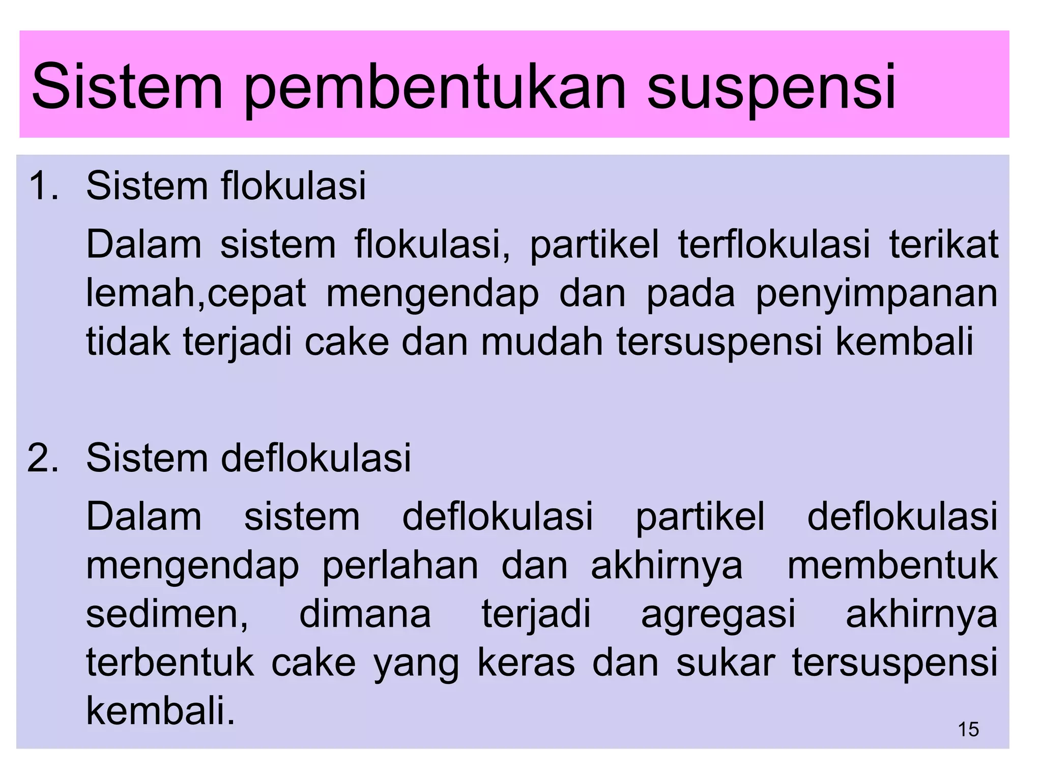 Suspensi Farmasi Fisika 2020 | PPT