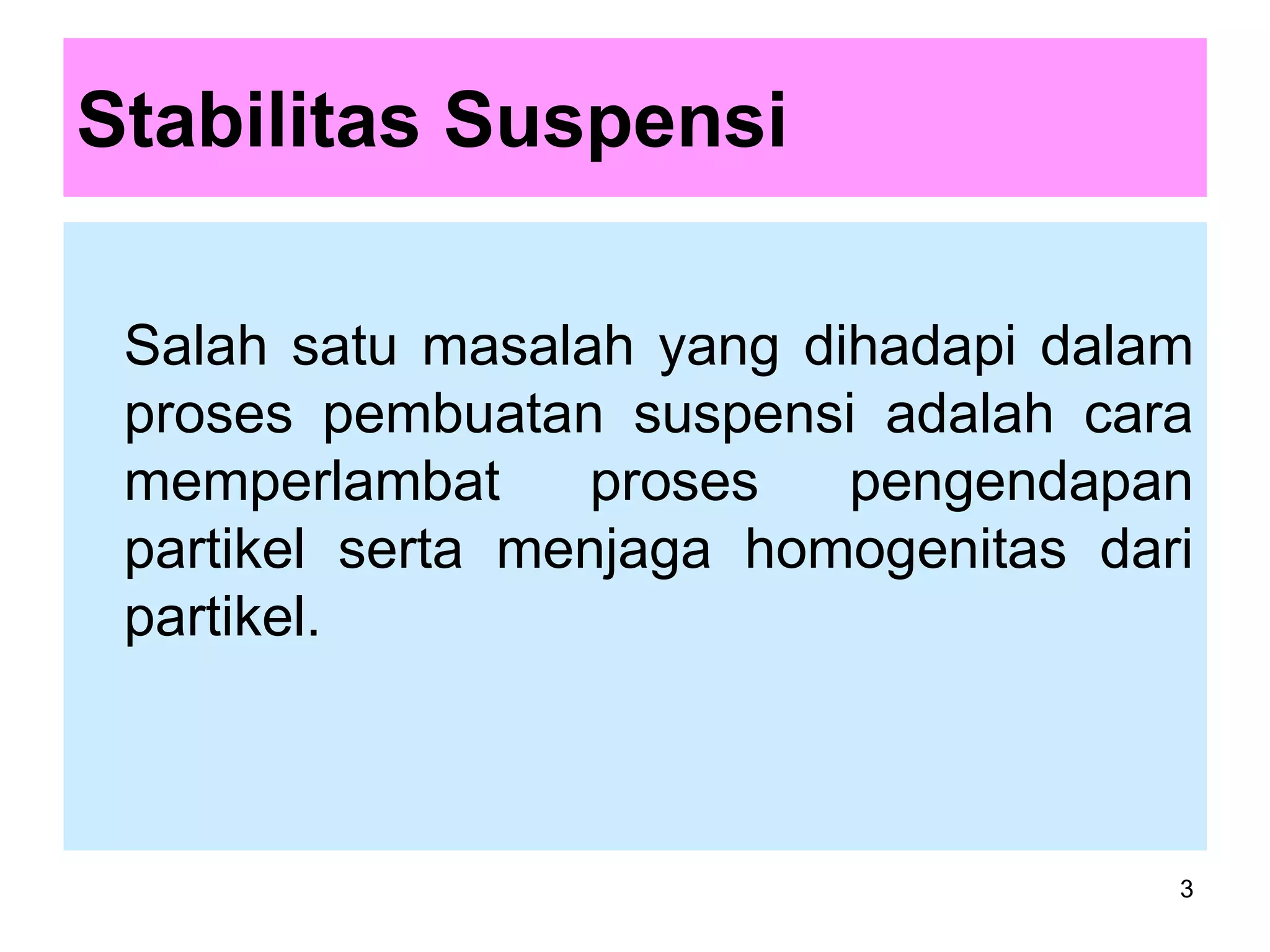 Suspensi Farmasi Fisika 2020 | PPT