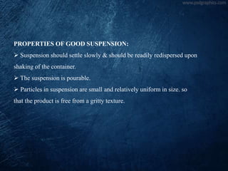 Suspensions | PPTX