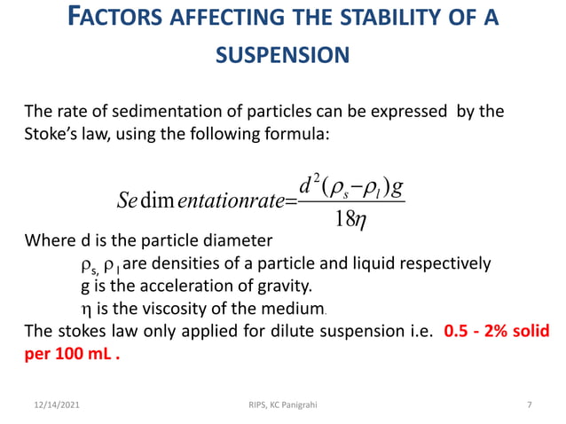 Pharmaceutical Suspension | PPT